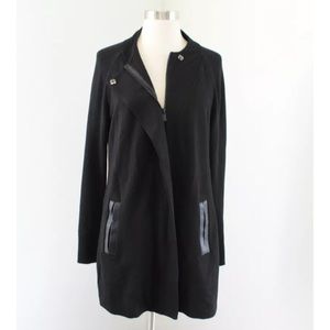CAbi | Jackets & Coats | Cabi Black Knit Tailor Coat | Poshmark